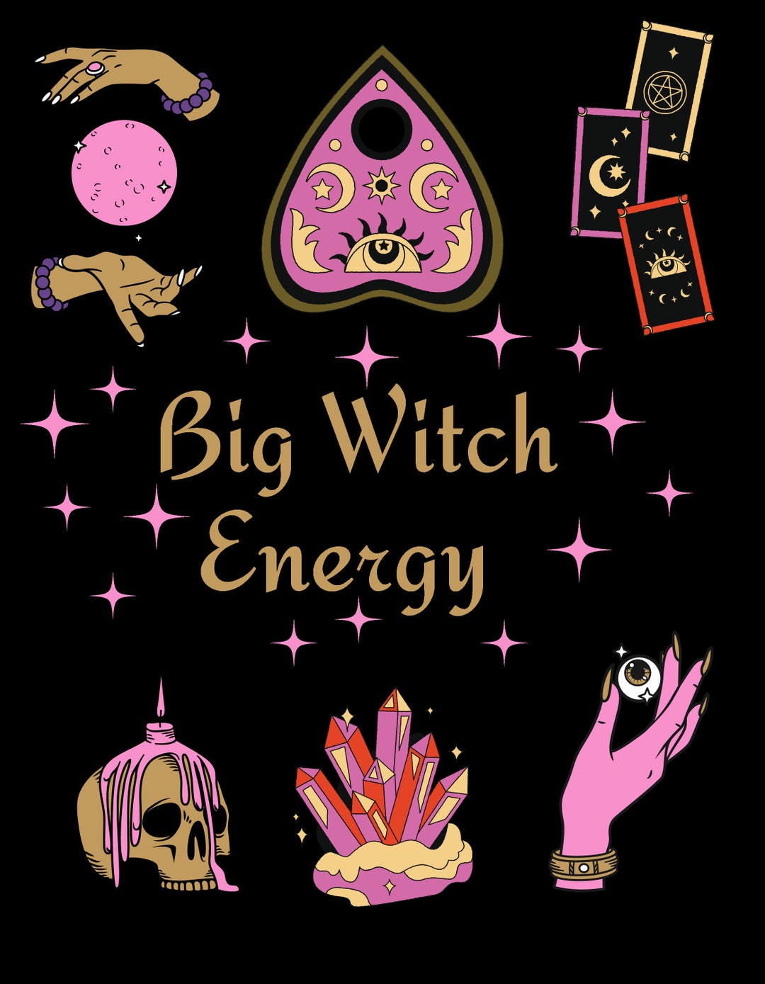 Big Witch Energy SVG Instant Digital Download - Etsy