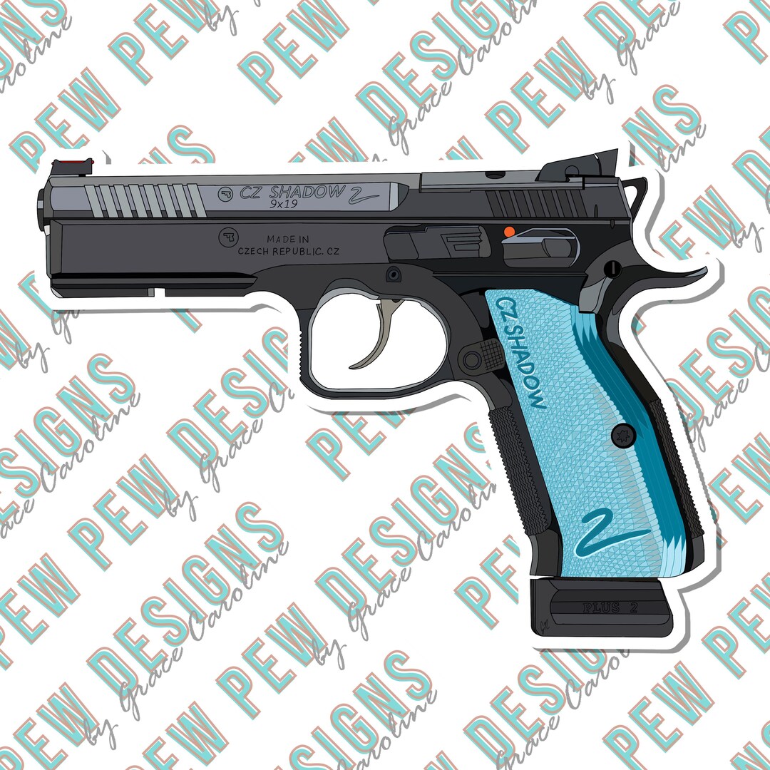 CZ Shadow Blue Vinyl Sticker - Etsy
