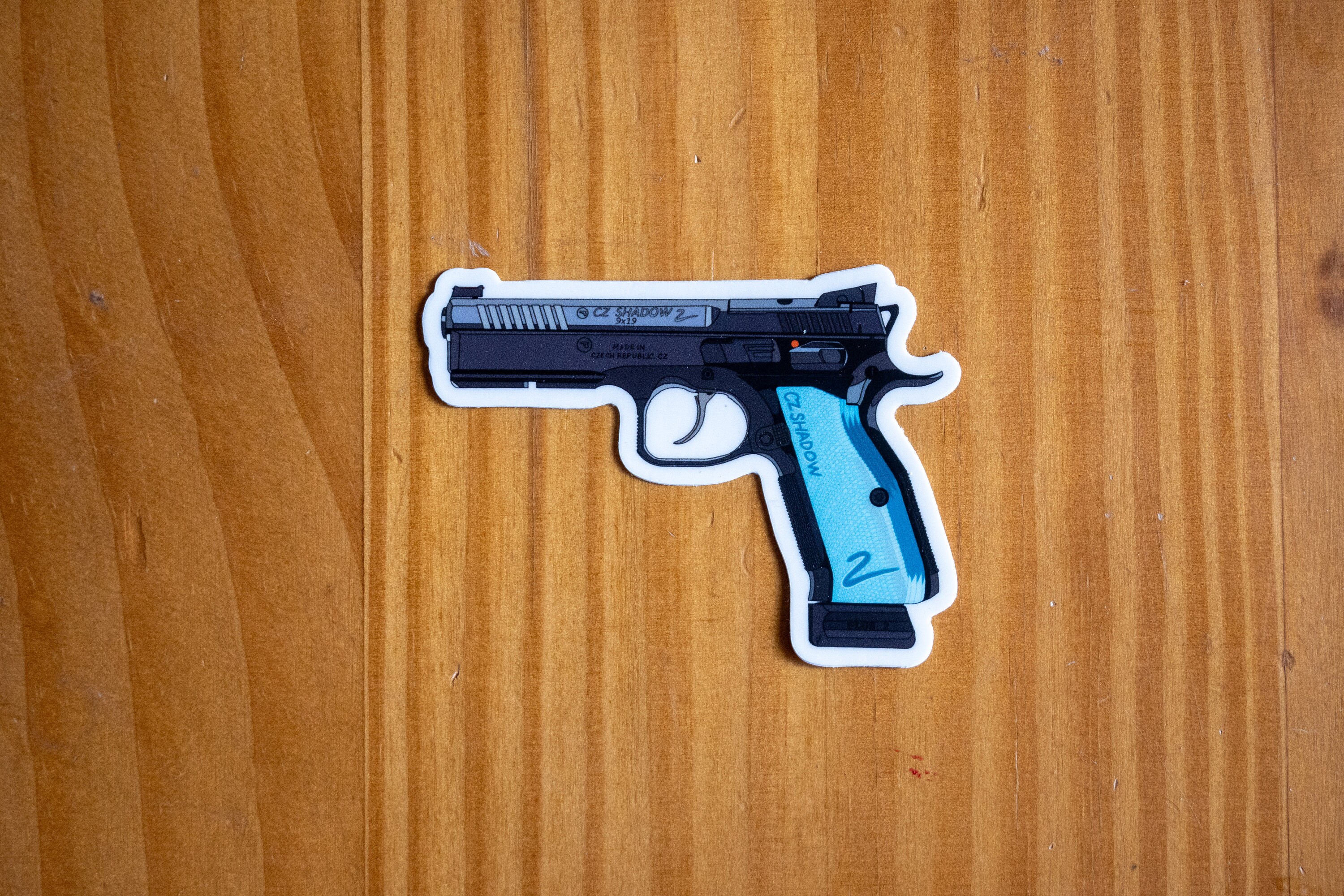 CZ Shadow Blue Vinyl Sticker - Etsy