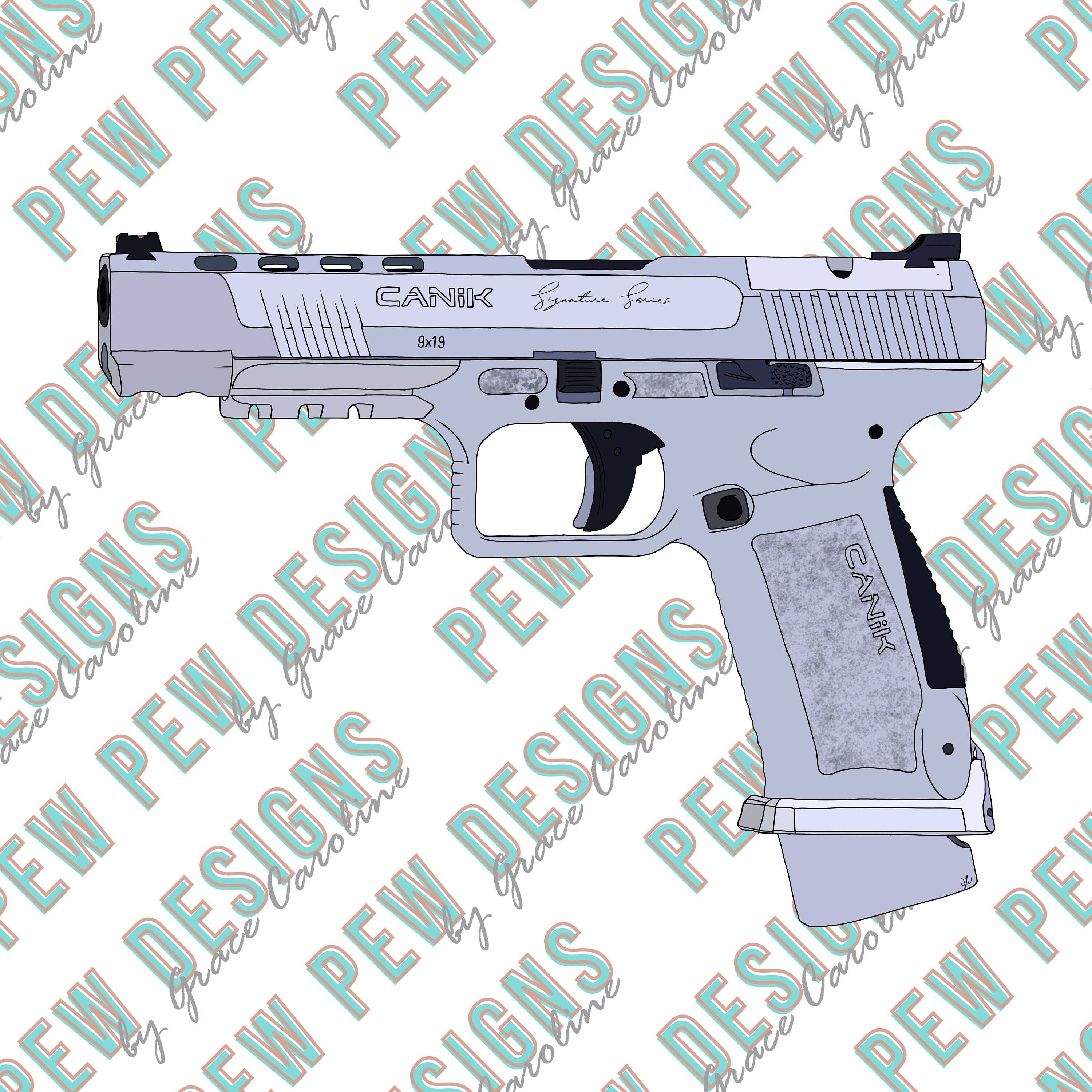 Canik Whiteout Vinyl Sticker - Etsy