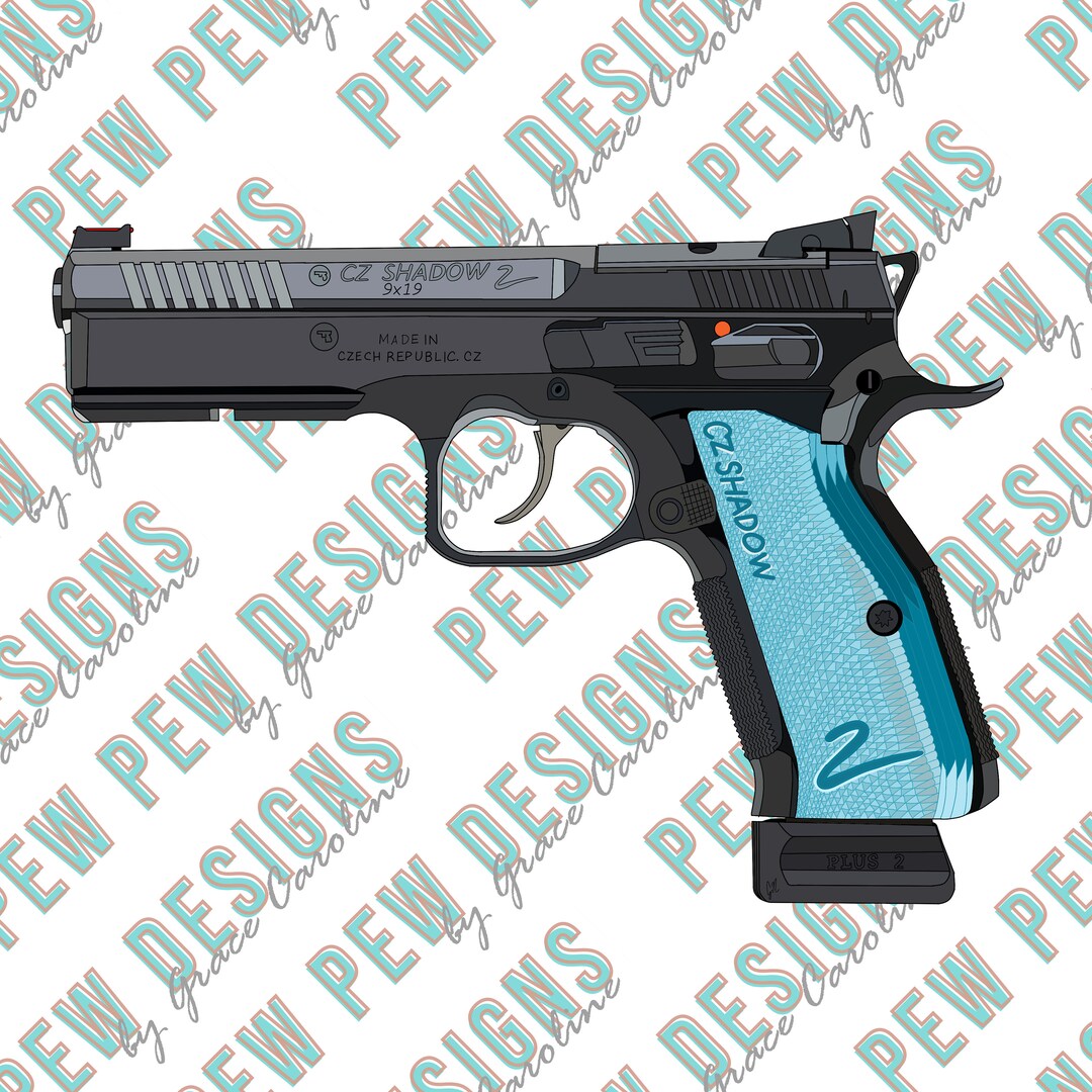 CZ Shadow Blue Vinyl Sticker - Etsy