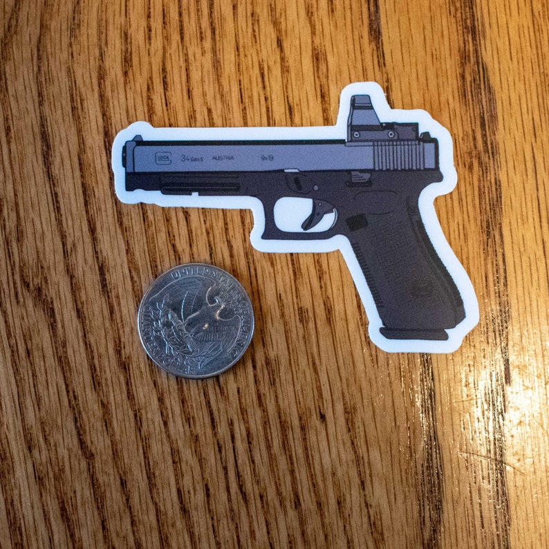 G34 With Red Dot Vinyl Sticker - Etsy