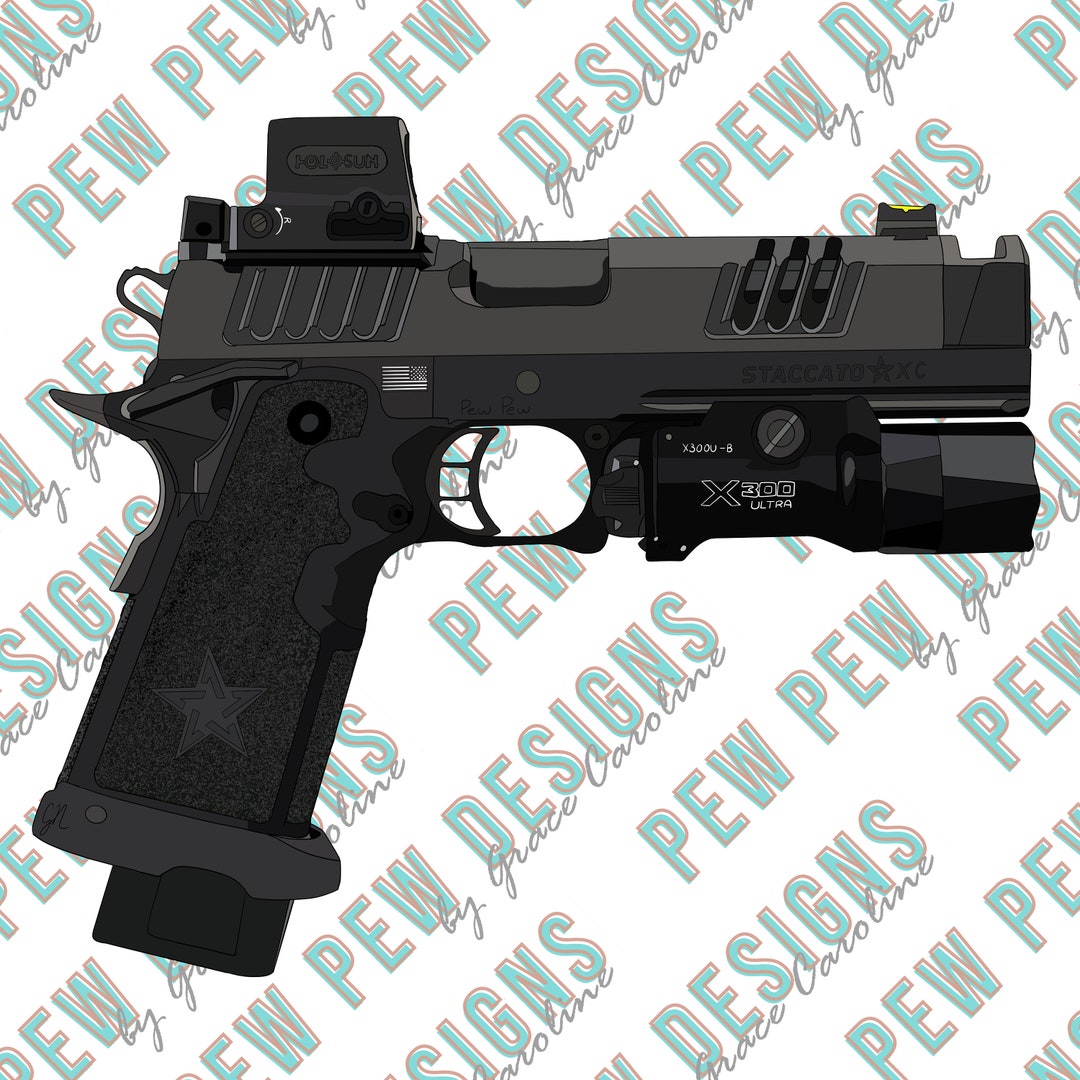 Staccato XC With Dot & Light Vinyl Sticker - Etsy