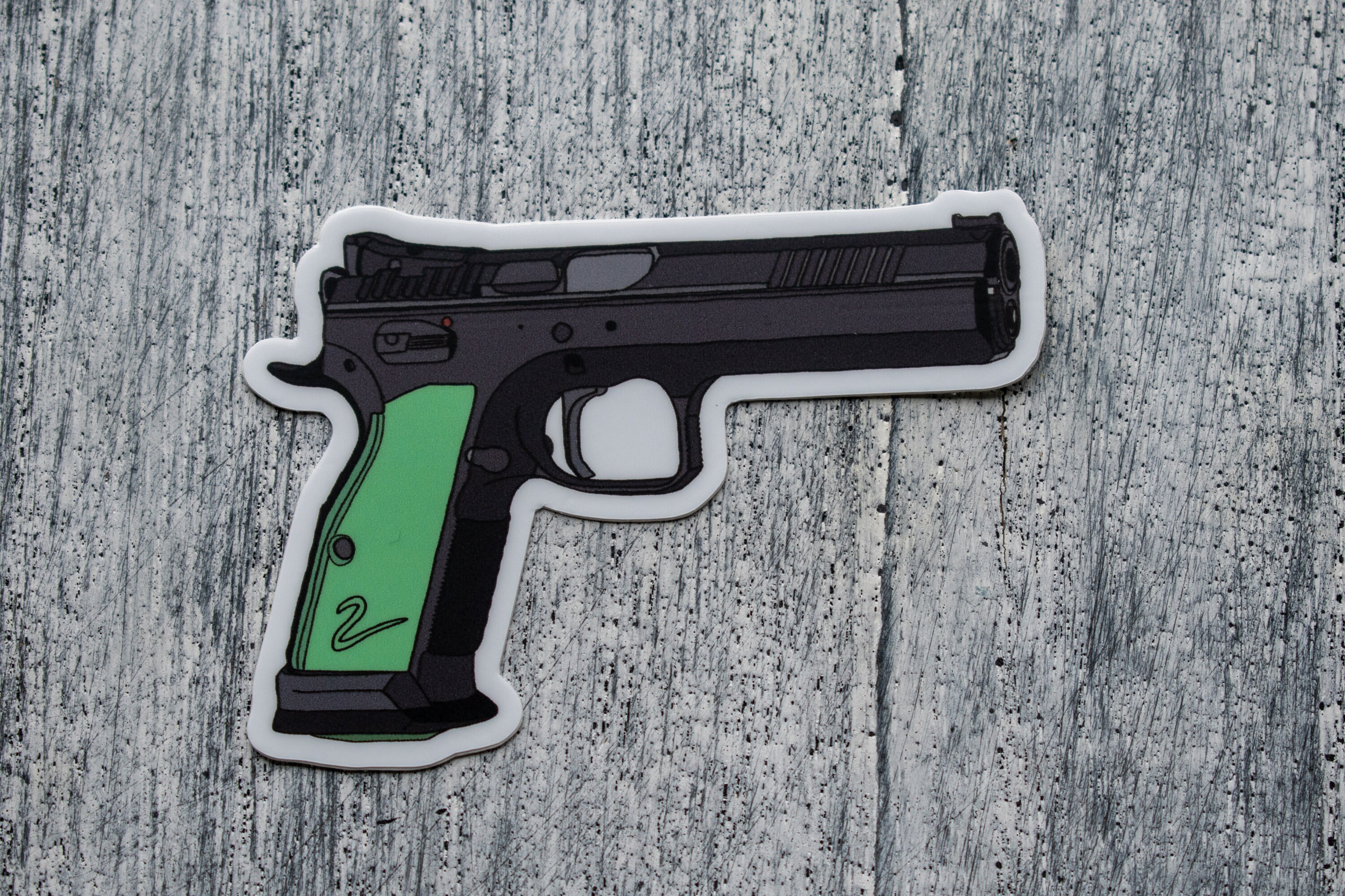 CZ Shadow Green Vinyl Sticker - Etsy