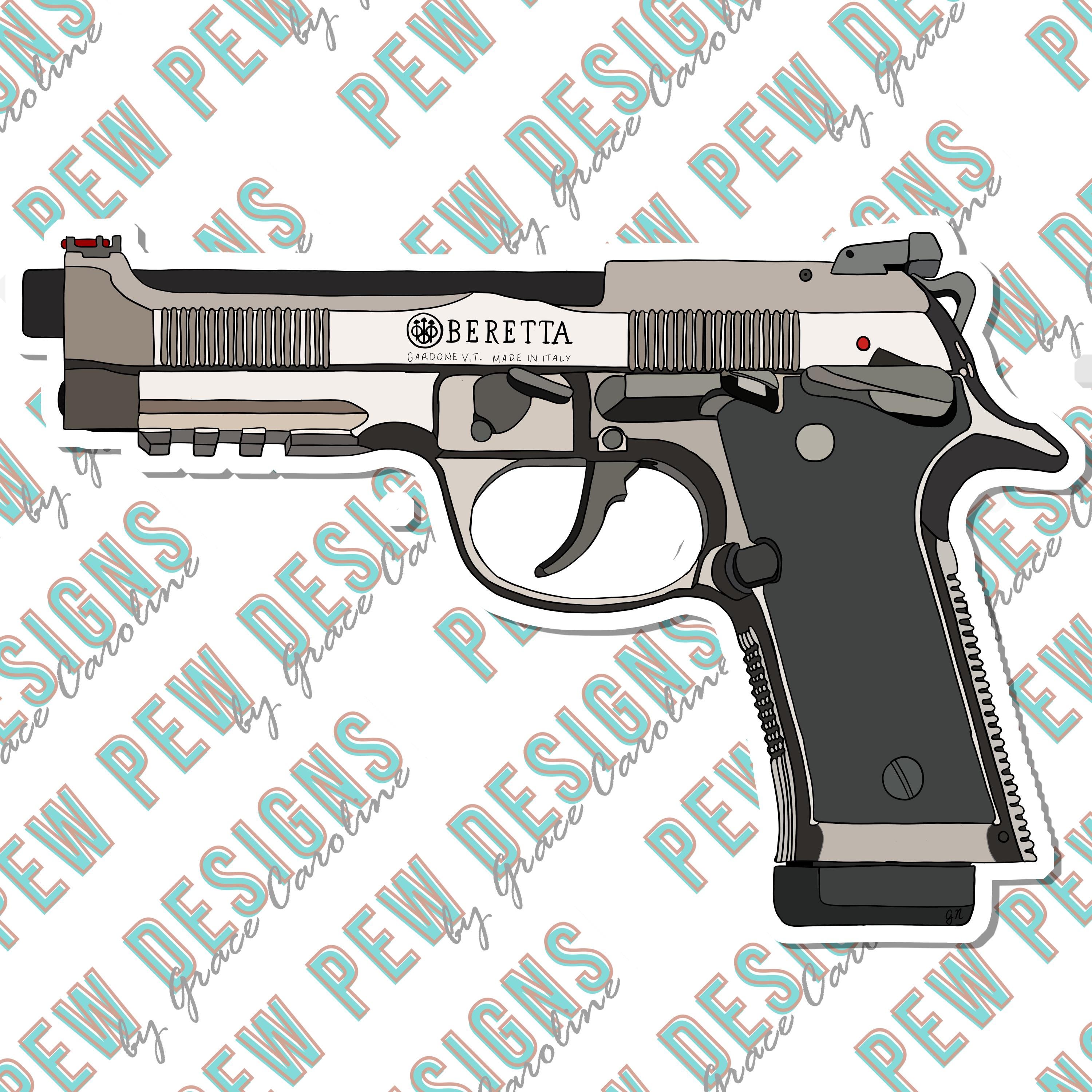 Beretta 92x Vinyl Sticker - Etsy