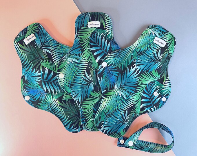 Reusable Cloth Sanitary Pads Heavy Flow Washable & Incontinence Pads ...