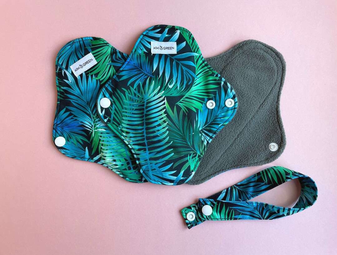 Reusable Cloth Sanitary Pads Panty Liner Washable & Incontinence Pads ...