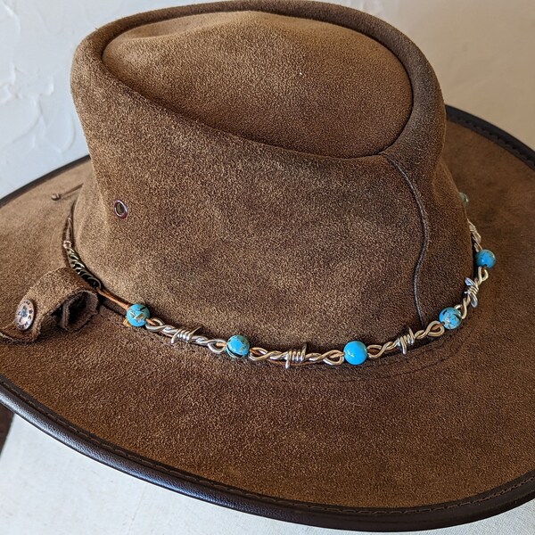 Turquoise Hat Band - Etsy