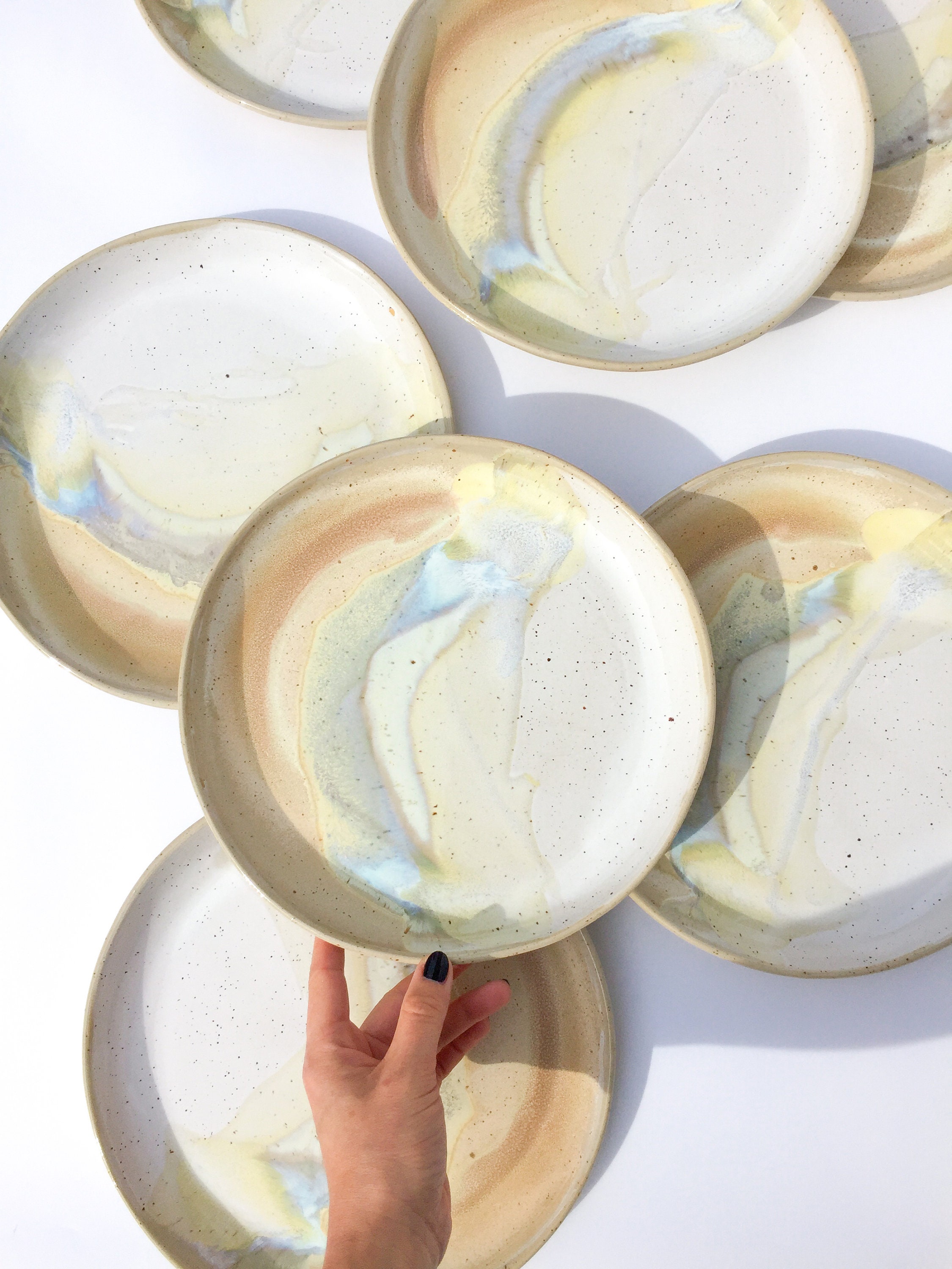 Dinner Plate Handmade Ceramics Plates Stoneware Tableset - Etsy