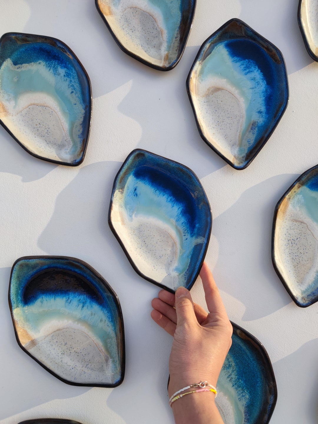 Handmade Ceramic Tray - WAVE Arctic - Etsy