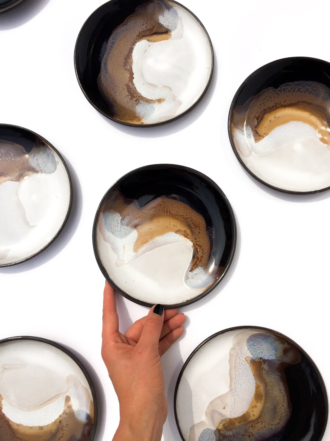 Handmade Ceramic Dessert Plate - WAVE Iceland - Etsy