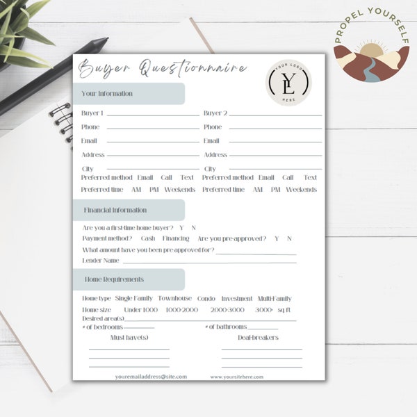 Buyer Questionnaire - Etsy