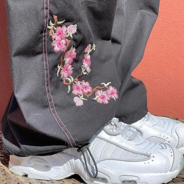 Embroidered Pants - Etsy