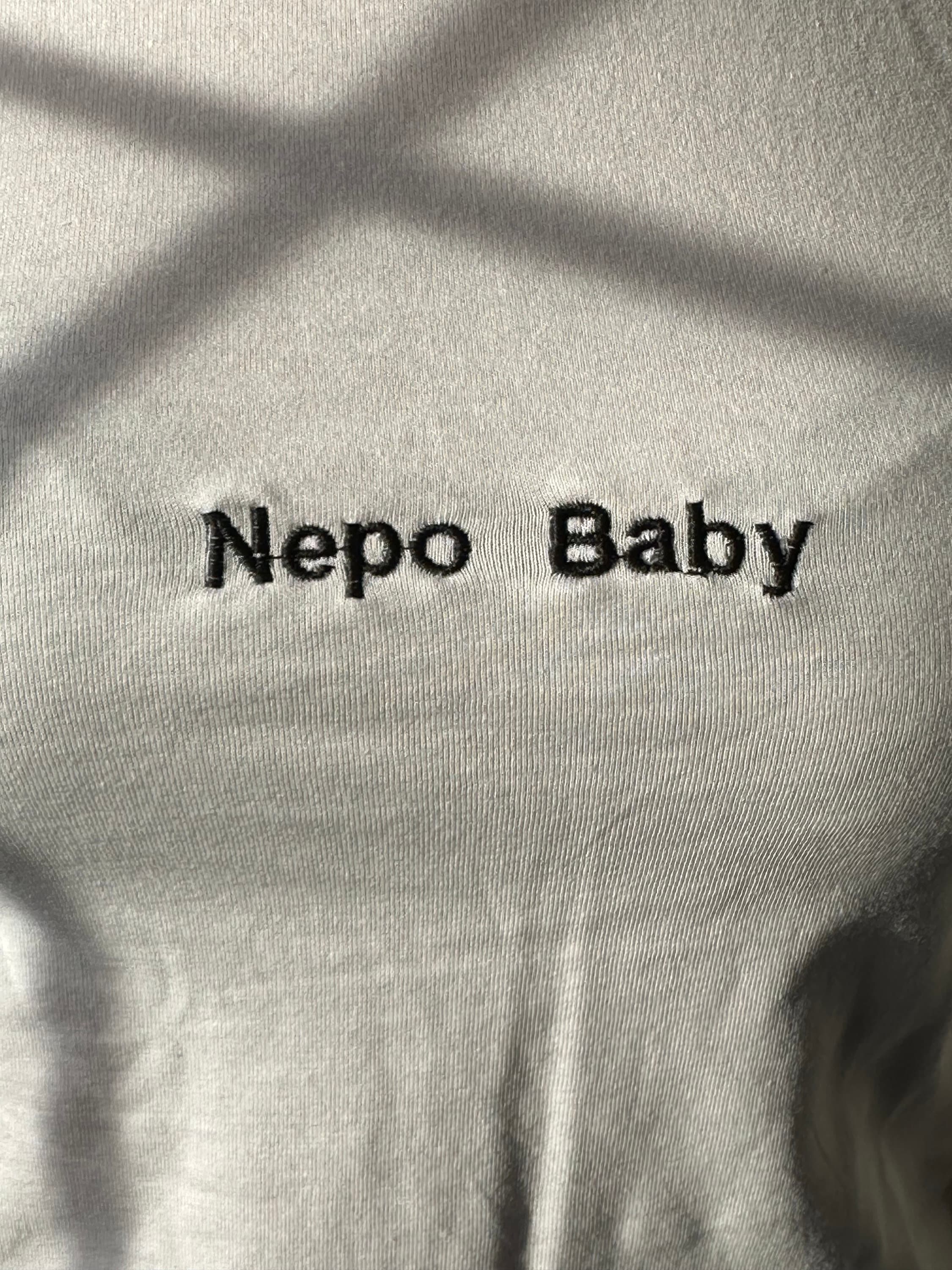 Nepo Baby Tshirt Y2k Style Baby Tee Hailey Beiber Fans - Etsy