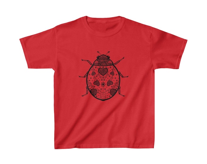 Ladybug Graphic Shirt for Kids, Ladybug Shirt for Girls, Ladybug Lover ...