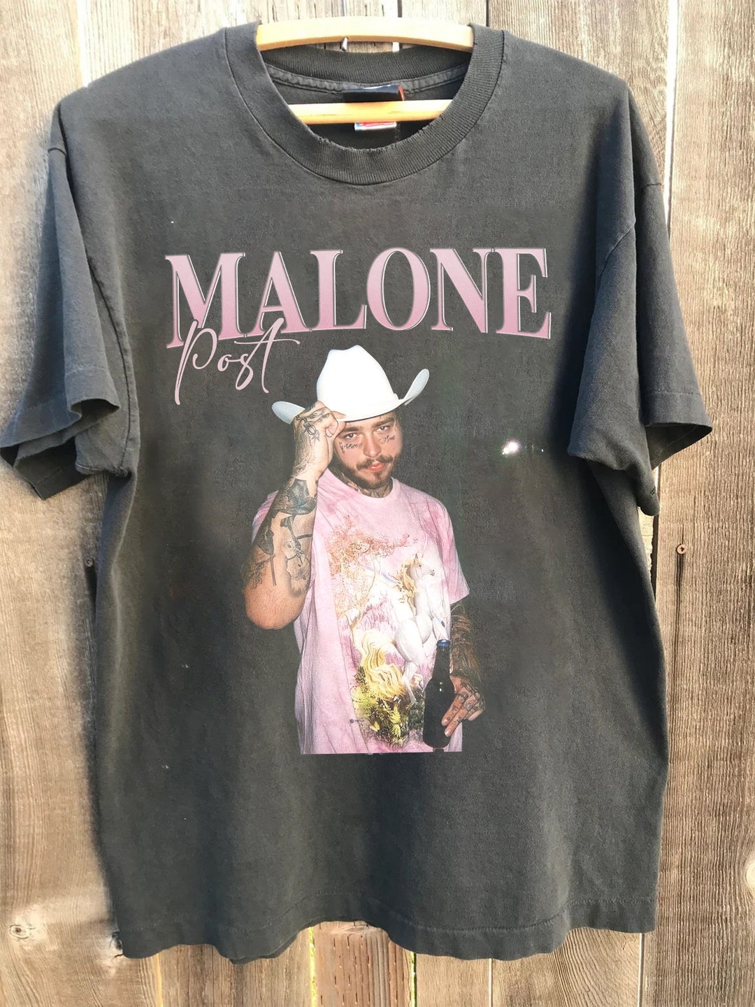 Vintage Post Malone Rap Music Merch Shirt, Retro Post Malone T Shirt ...