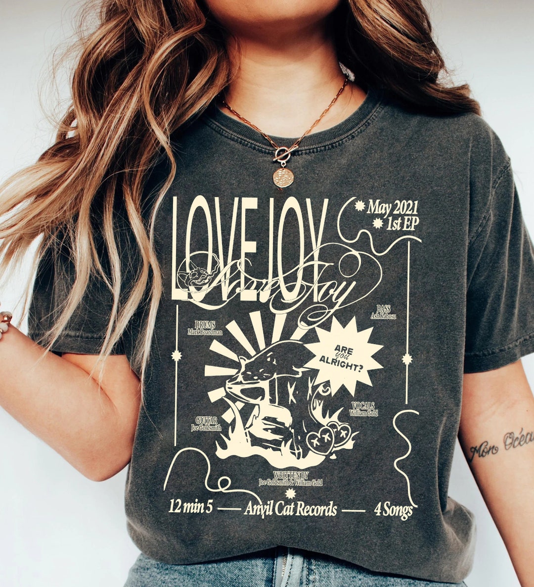 Lovejoy Music Band Shirt, Lovejoy North Autumn Tour 2024, the Lazy Cat ...
