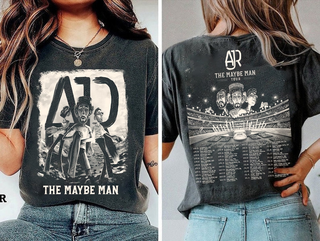 AJR the Maybe Man Tour 2024 Two-sided Shirt, AJR Band Fan Shirt, AJR ...