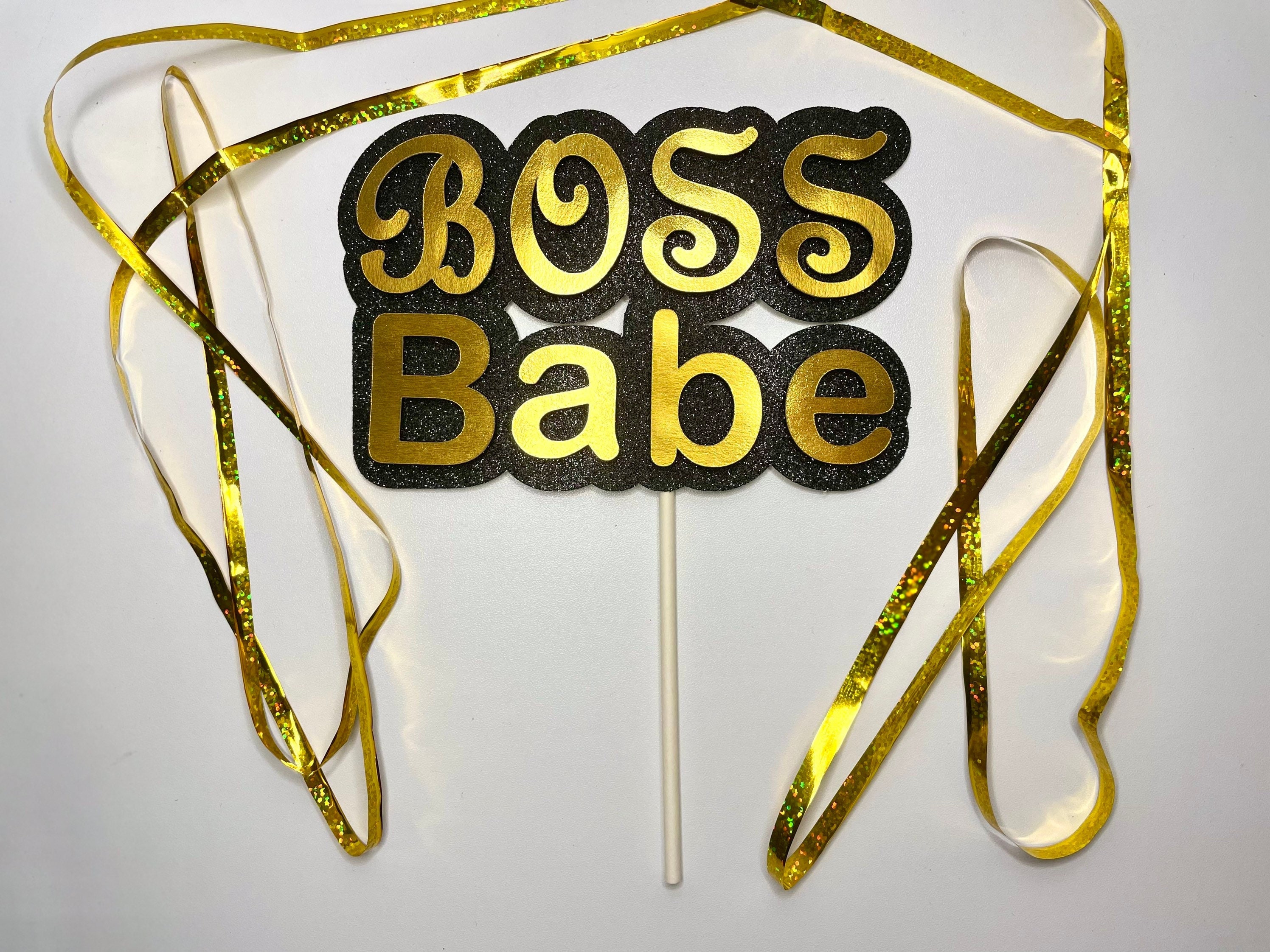 BOSS Babe Cake Topper - Etsy