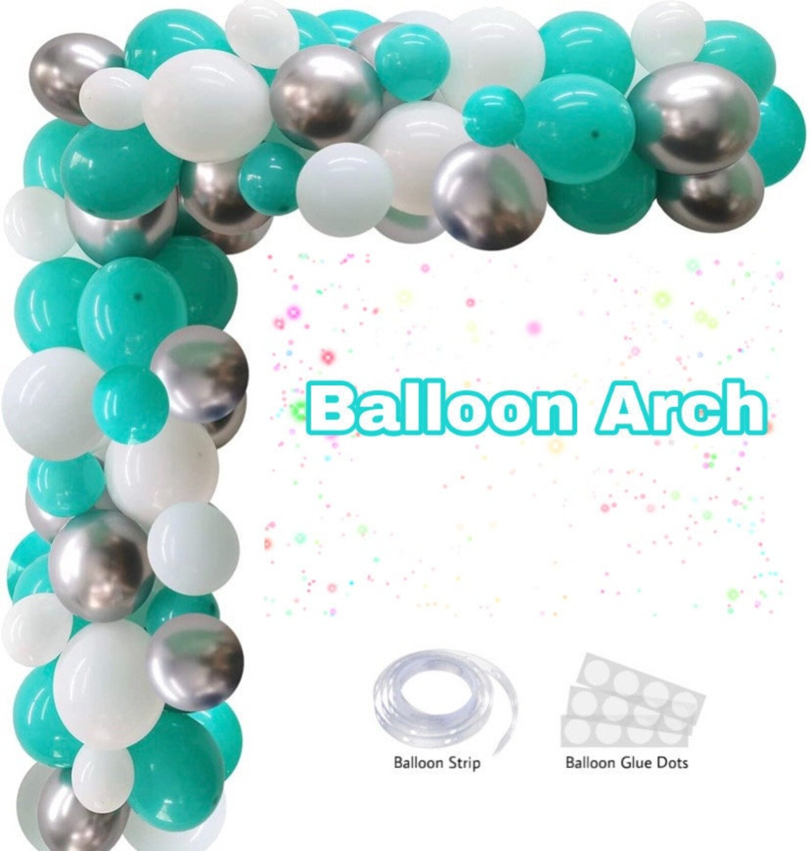 Teal Balloon Arch - Etsy