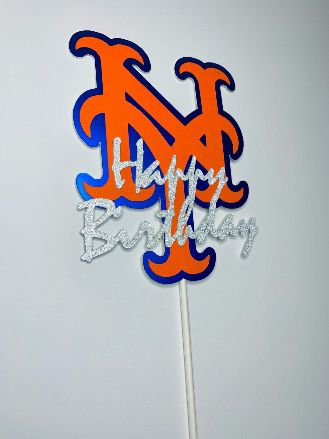 Custom Inspired Mets Birthday Cake Topper - Etsy