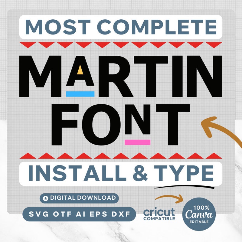 Martin Tv Show Font - Etsy