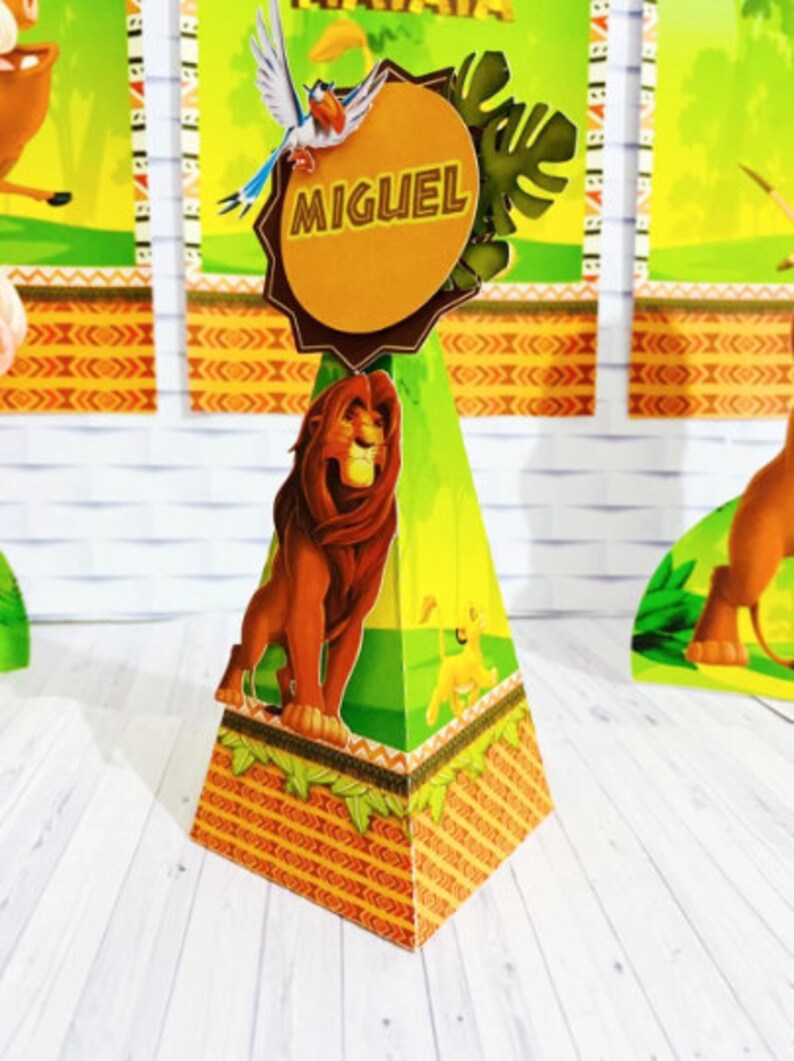 The Lion King Favors Boxes Personalized Party Supplies Tags - Etsy