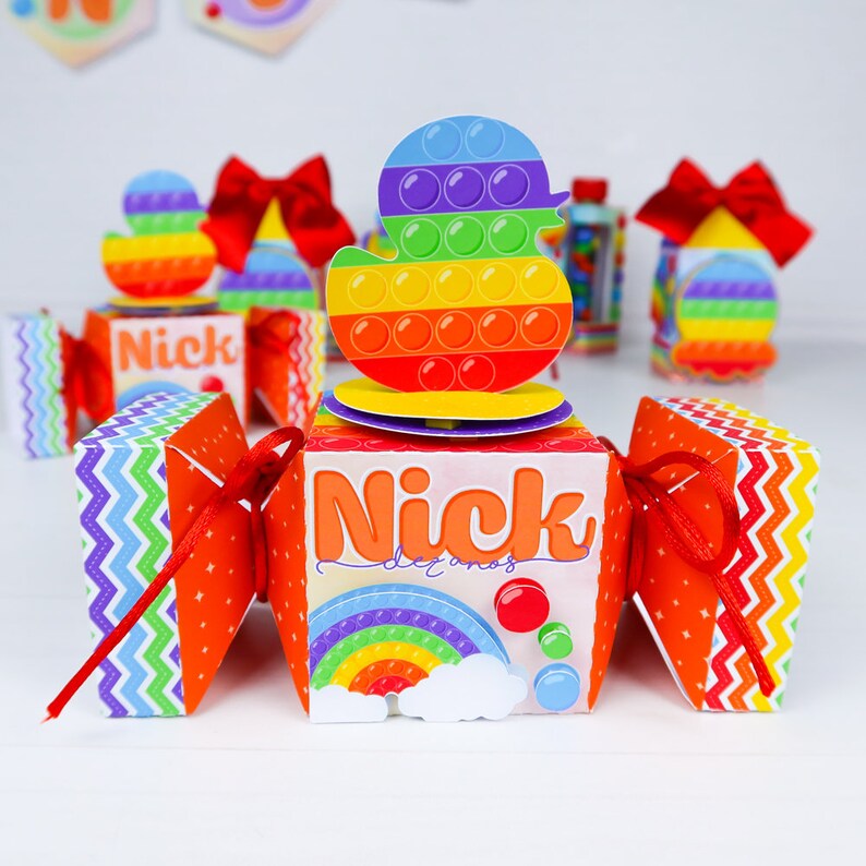 Pop It Birthday Party Kit – Printable Decorations (digital Download) - Etsy