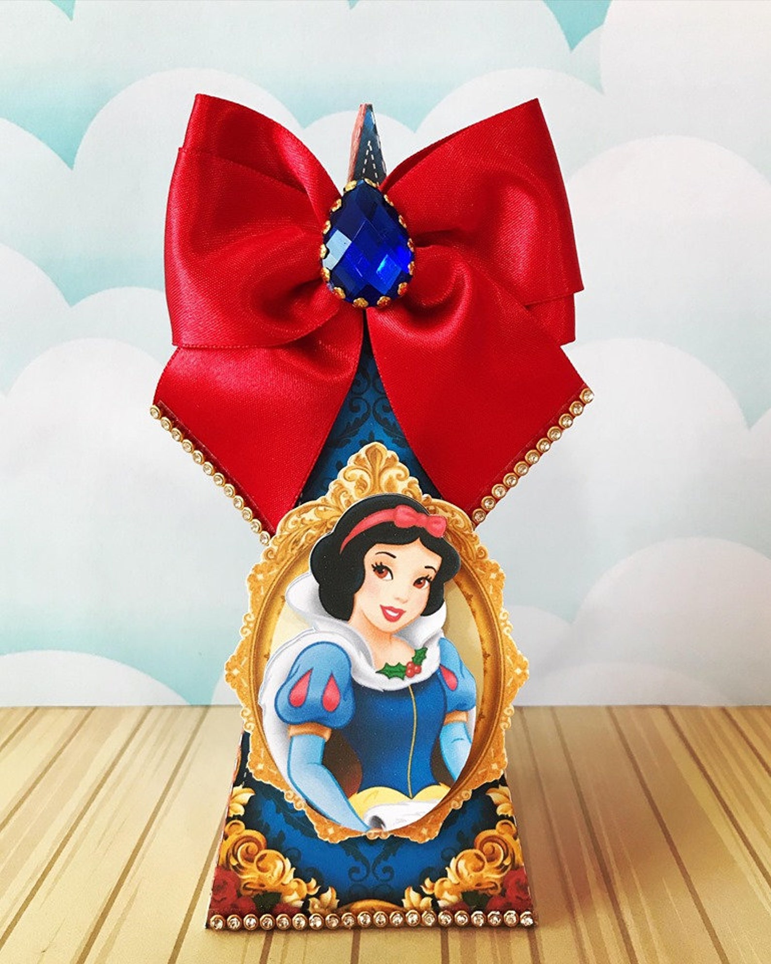 Snow White EASY Templates Favors Boxes Personalized, Party Supplies ...