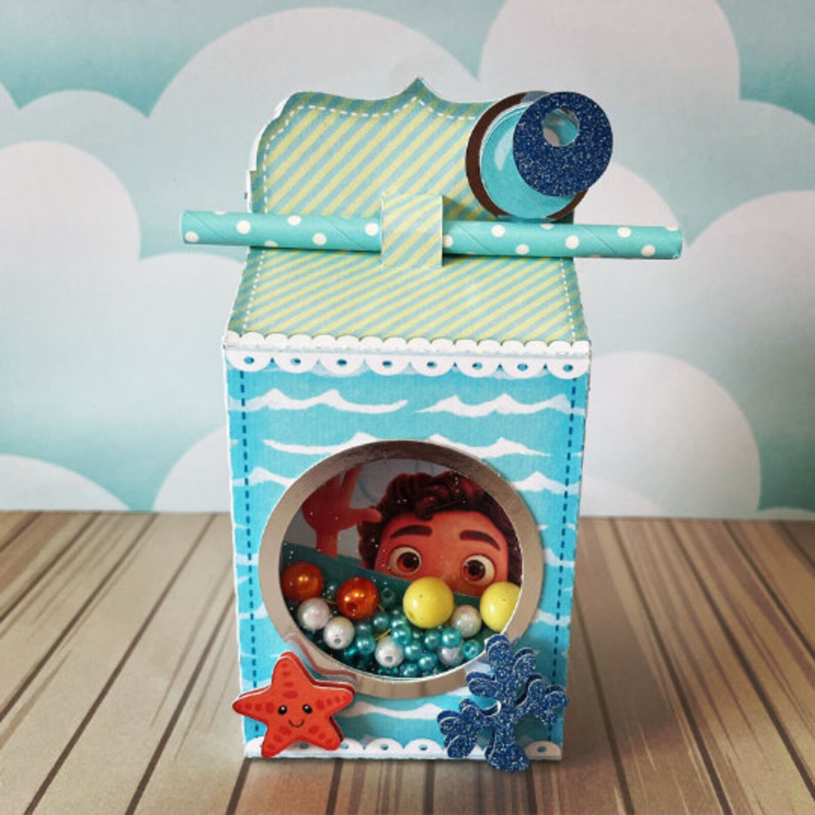 Luca Favors Boxes Personalized Party Supplies Tags Digital - Etsy