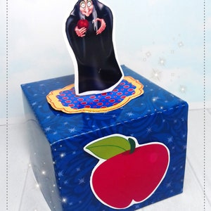 Snow White - Favors Boxes Personalized, Party Supplies Tags Digital ...