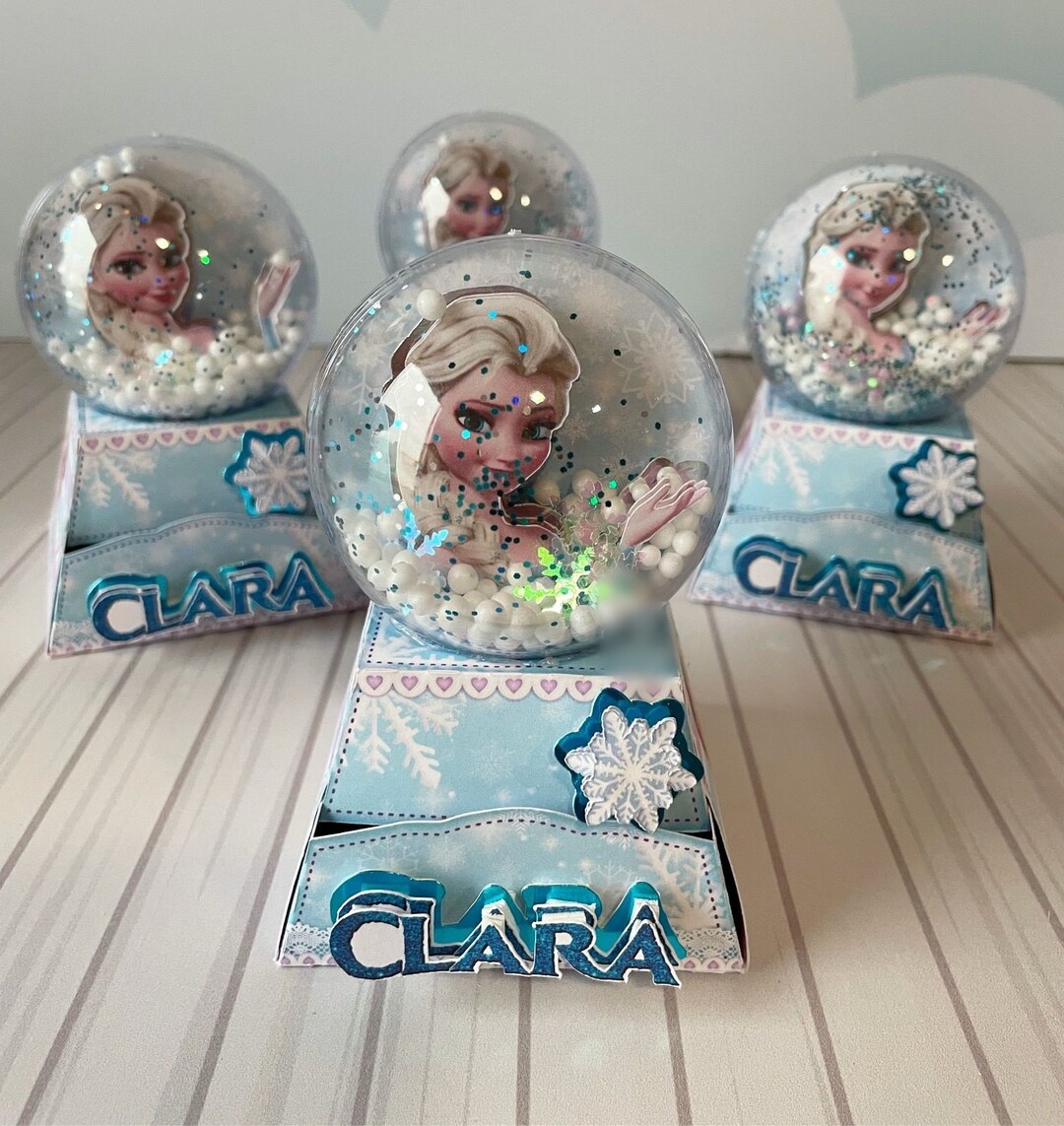Personalized Frozen Party Favor Boxes – Birthday Decoration (digital ...