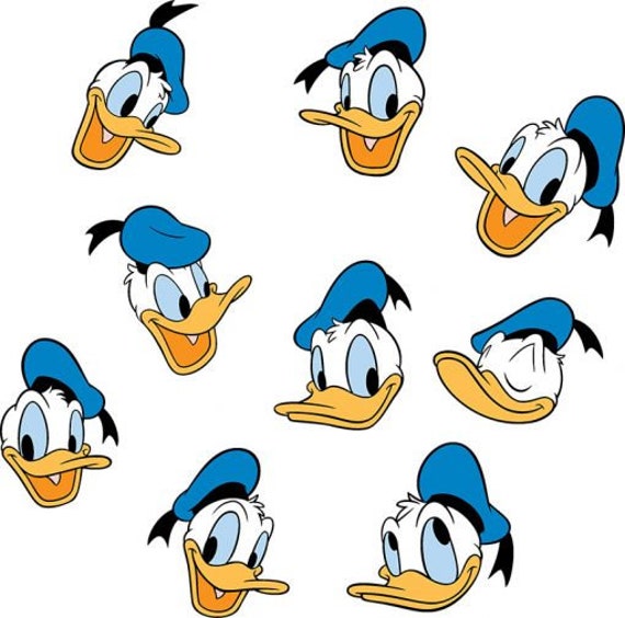 Silueta Del Pato Donald Clip Art