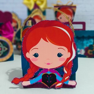 Frozen Anna Party Favor Boxes – Personalized Birthday Kit (digital ...