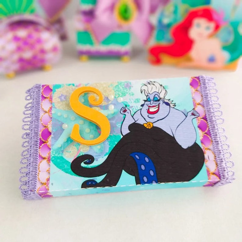 The Little Mermaid Ariel Favors Boxes Personalized Party - Etsy
