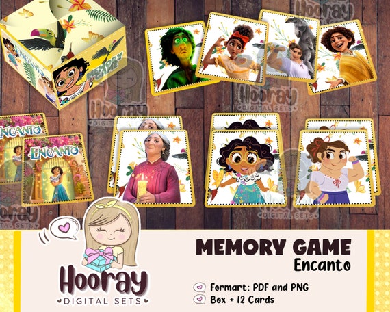 Digital Encanto Unofficial Memory Game Encanto Unofficial - Etsy