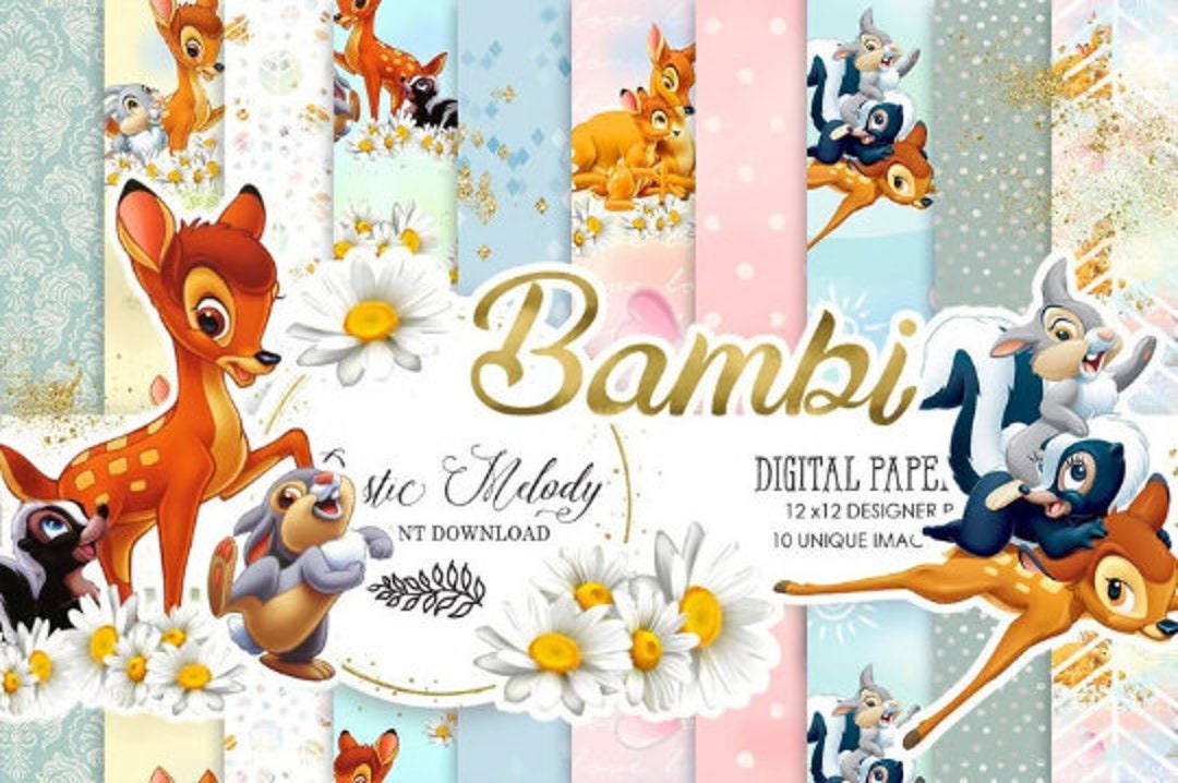 Bambi Paper High Quality Bambi Paper Bambi Digital Paper Download ...