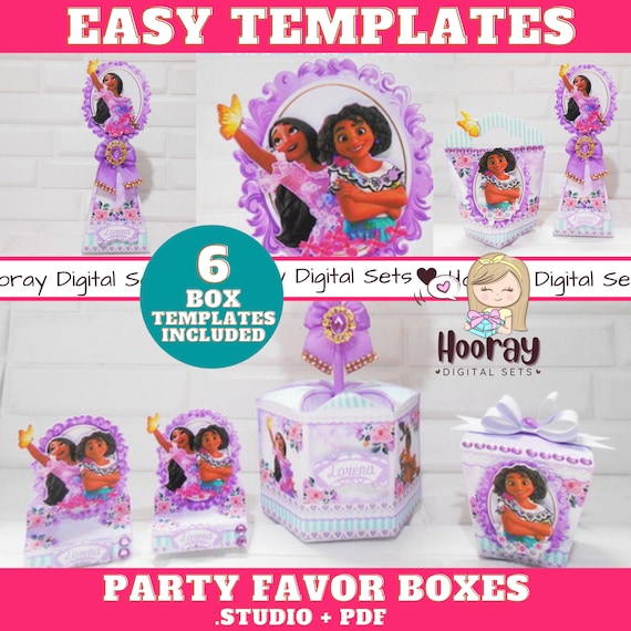 Encanto EASY Templates ENCANTO Party Encanto Favor Boxes - Etsy