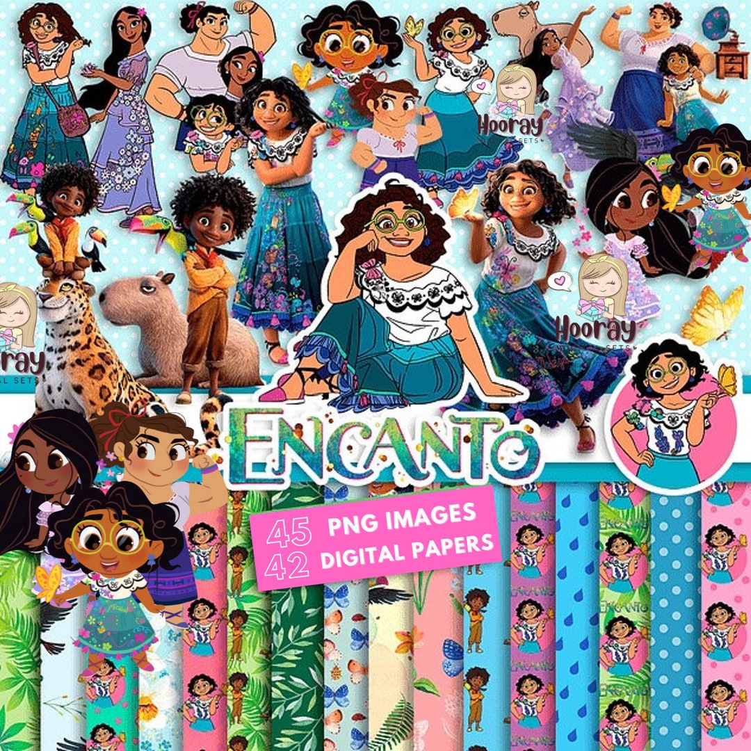 Encanto Clipart Encanto Paper Encanto Digital Paper Download Madrigal ...