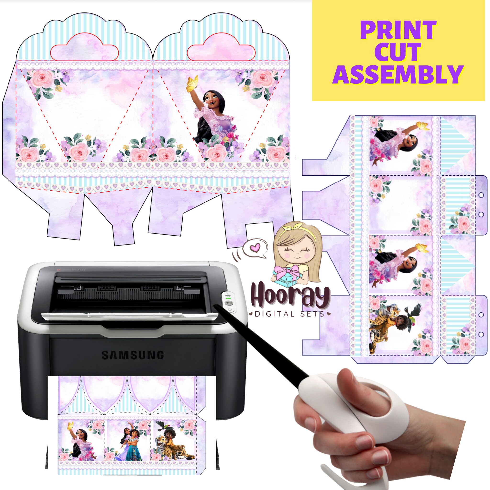 Encanto EASY Templates ENCANTO Party Encanto Favor Boxes - Etsy