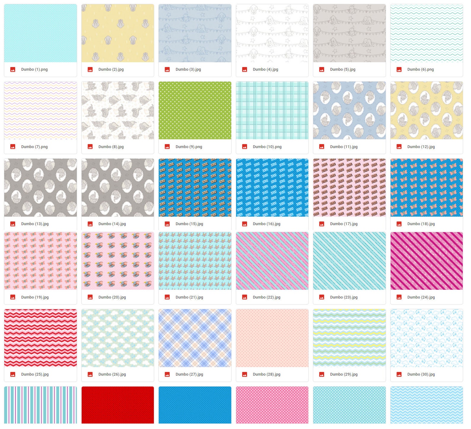 Mega Bundle Dumbo Clipart Dumbo Paper Dumbo Digital Paper - Etsy