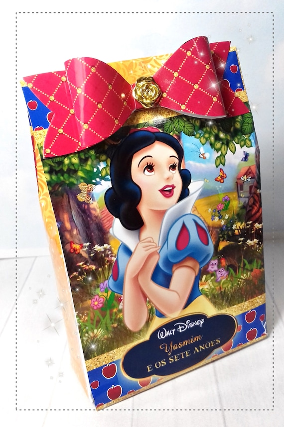Snow White Favors Boxes Personalized Party Supplies Tags - Etsy