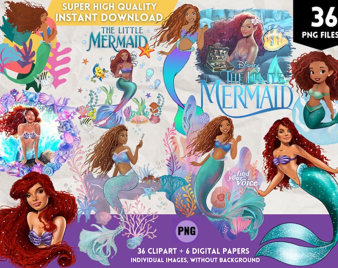 Dark Mermaid Illustration - Etsy