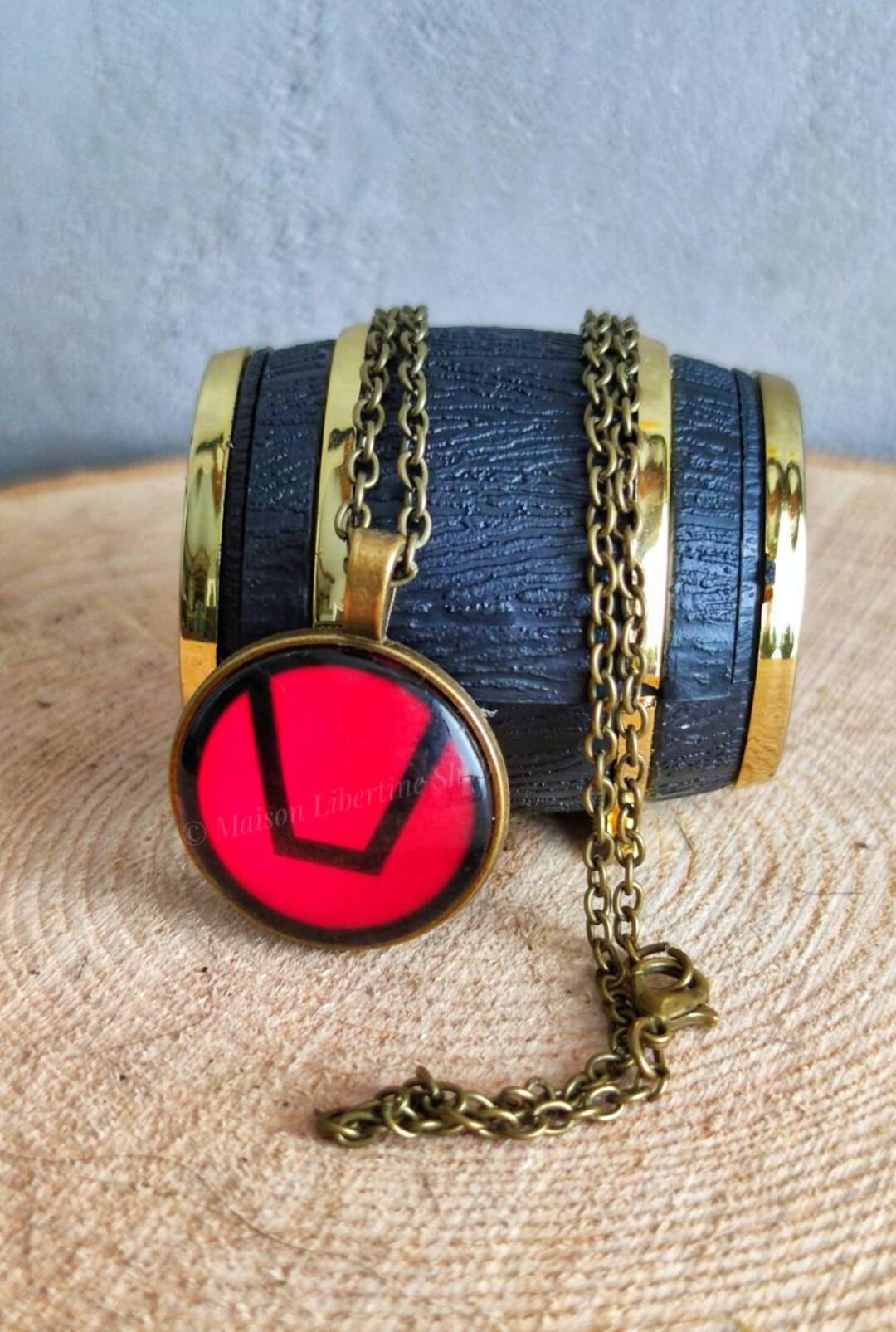 Collier Pendentif Bronze - Etsy