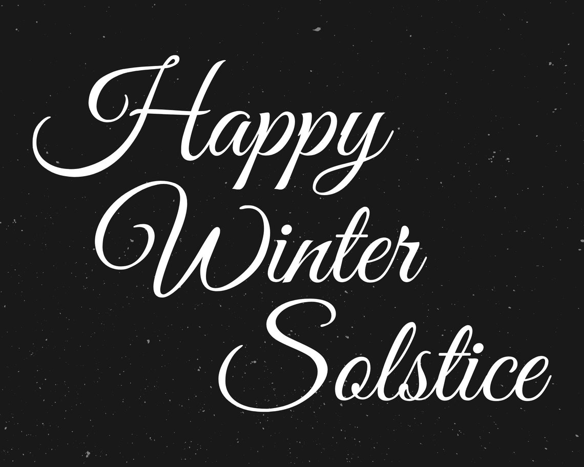 Happy Winter Solstice SVG, Pattern SVG, Clipart, Files for Cricut, Cut ...