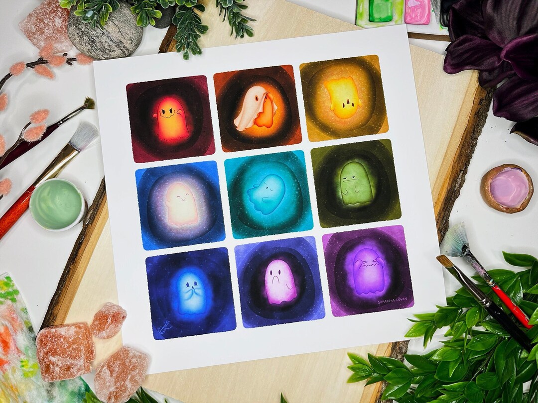 Ghost Friends | Ghost Print | Ghost Lover | Ghost Themed Gifts ...