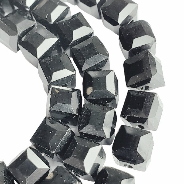 Black Glass Square - Etsy