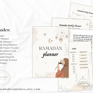 Printable Ramadan Planner, Digital Ramadan Planner, Muslim Planner ...