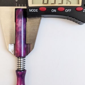 5x Metal One Hitters Spring Loaded 1 Hit Pipes 3.23" Long, 0.35 ...