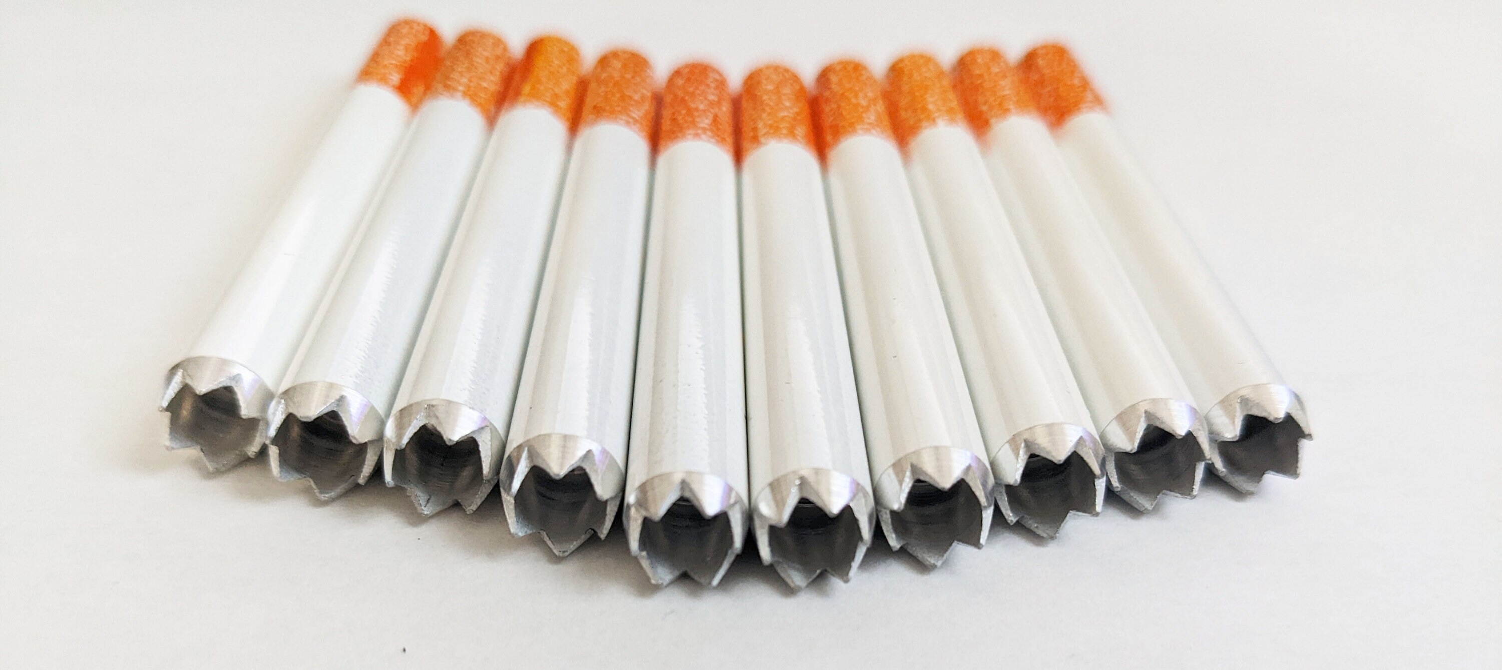 10x Metal Grinder Tip Sawtooth One Hitter Dugout Pipe Cigarette Bat ...